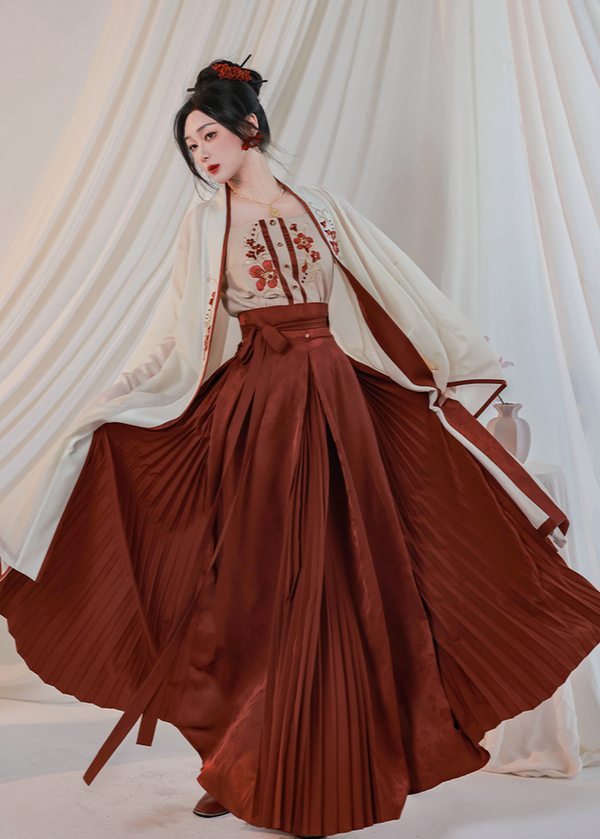 Crimson Goblet | 3-Piece Hanfu (赤玉盏) – NewMoonDance