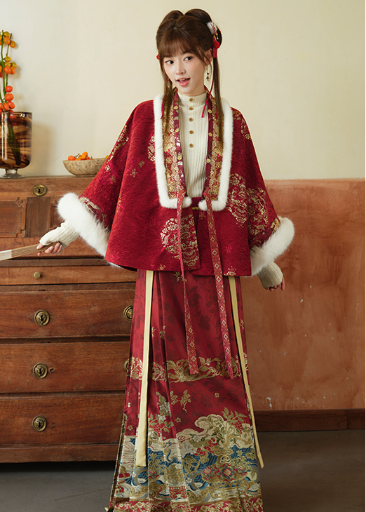 Golden Horse | 4-Piece 2026 New Year Hanfu (金马阳焰) – NewMoonDance