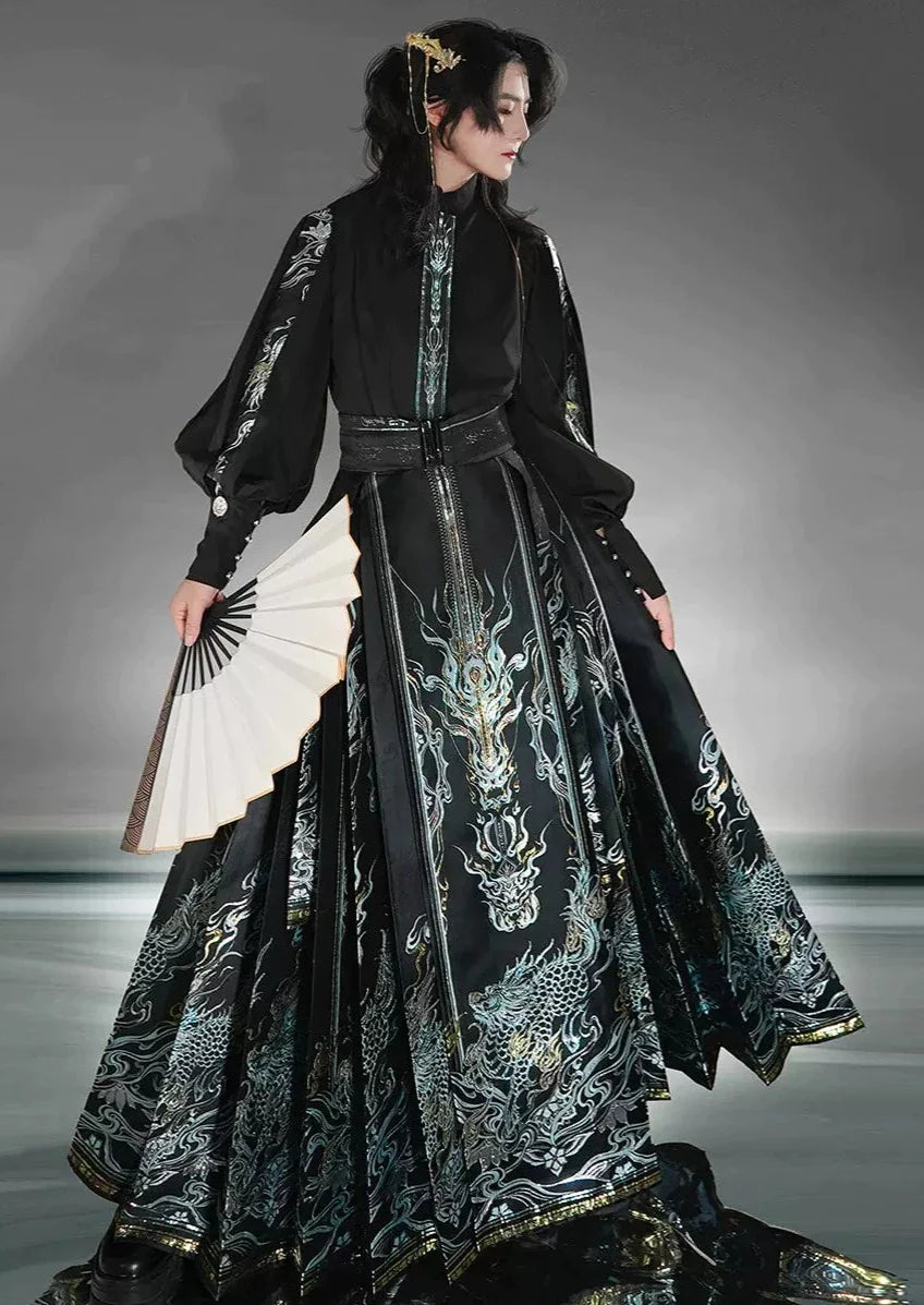 Prince of Lan Ling | Modern Unisex Ma Mian Skirt (兰陵王) – NewMoonDance