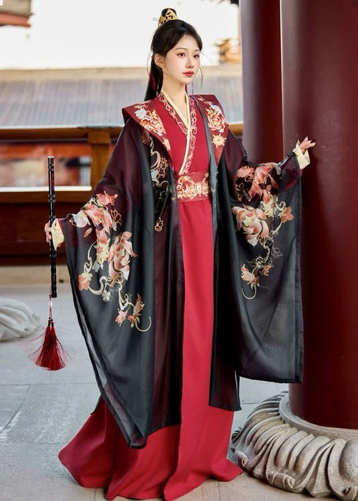 Jade Light | 3-Piece Unisex Couple Hanfu (碧海瑶光) – NewMoonDance