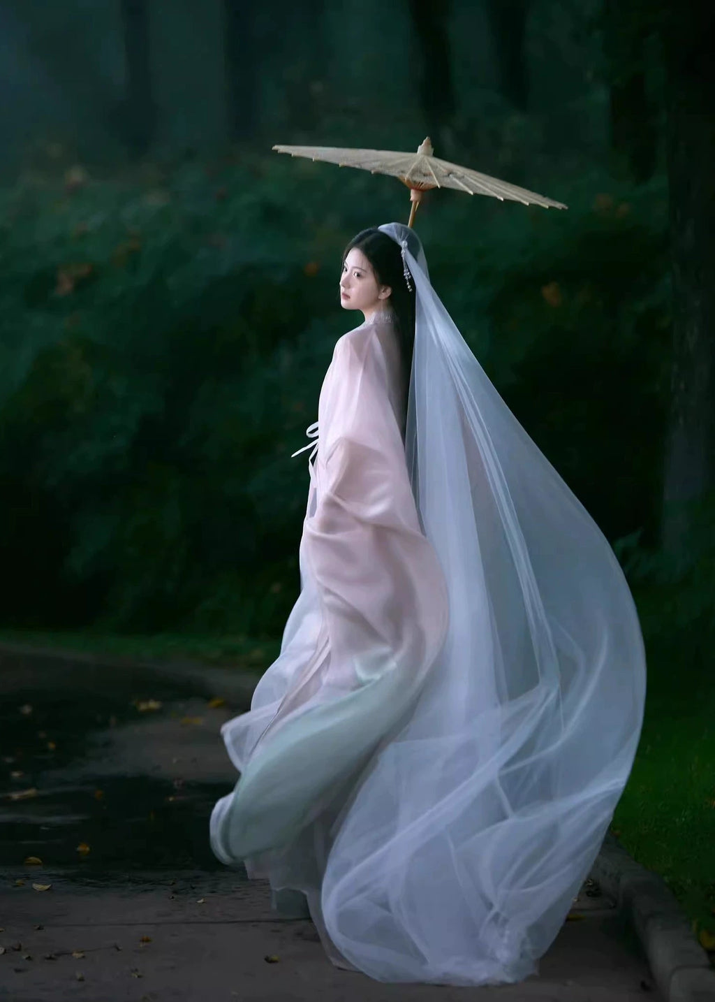 Jade Guanyin | 4-Piece Hanfu (玉观音) – NewMoonDance