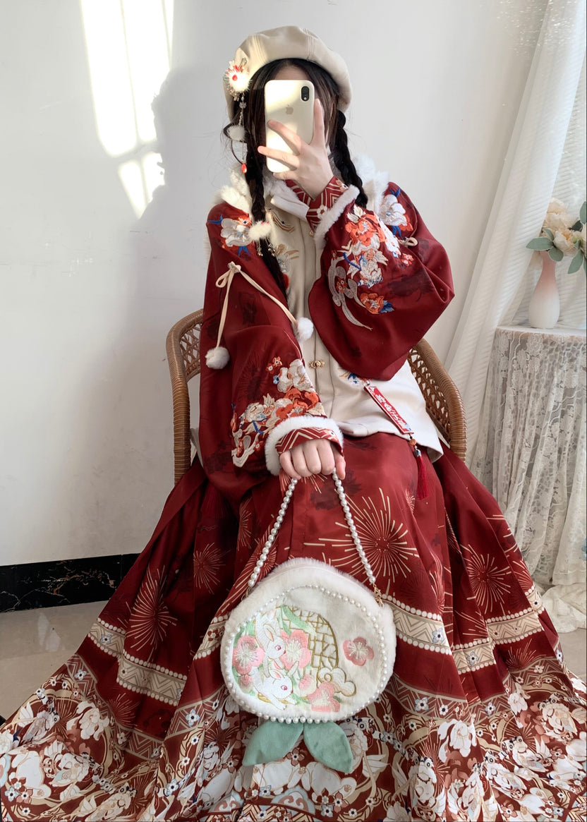 Endless Fortune | 3-Piece Plus Hanfu (钱兔无量) – NewMoonDance