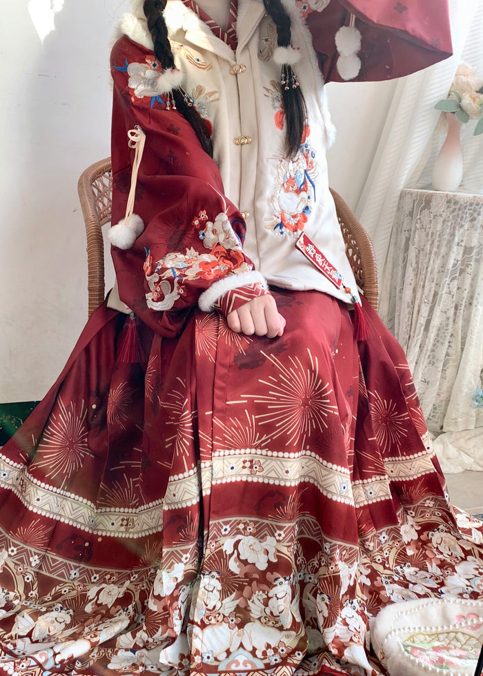 Endless Fortune | 3-Piece Plus Hanfu (钱兔无量) – NewMoonDance