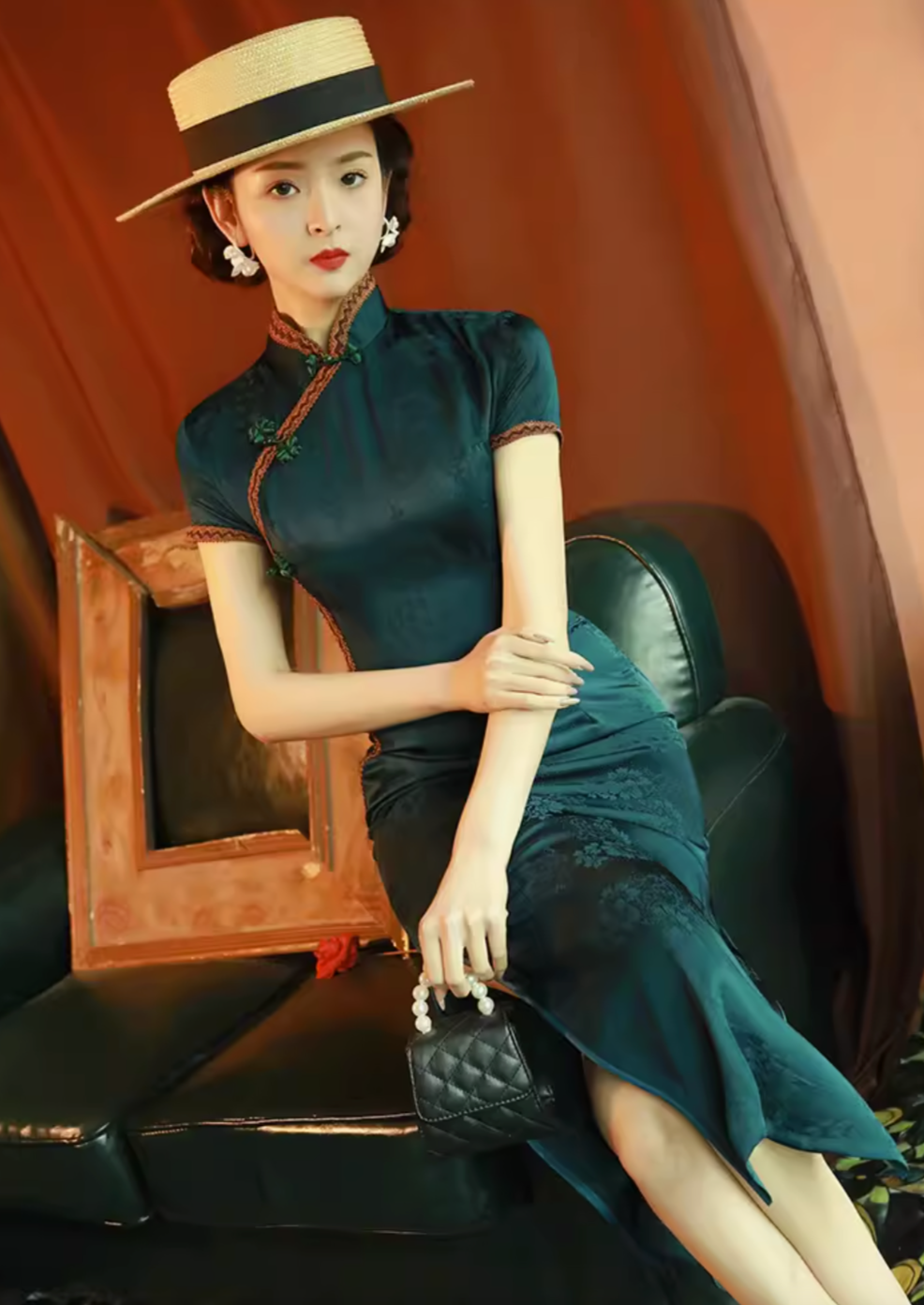 Red Charm | Red Qipao Dress (魅惑) – NewMoonDance