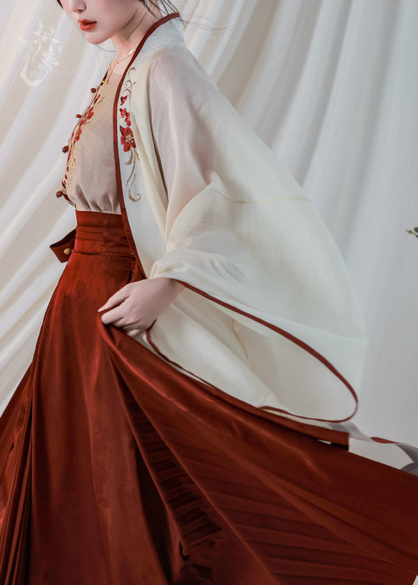 Crimson Goblet | 3-Piece Hanfu (赤玉盏) – NewMoonDance