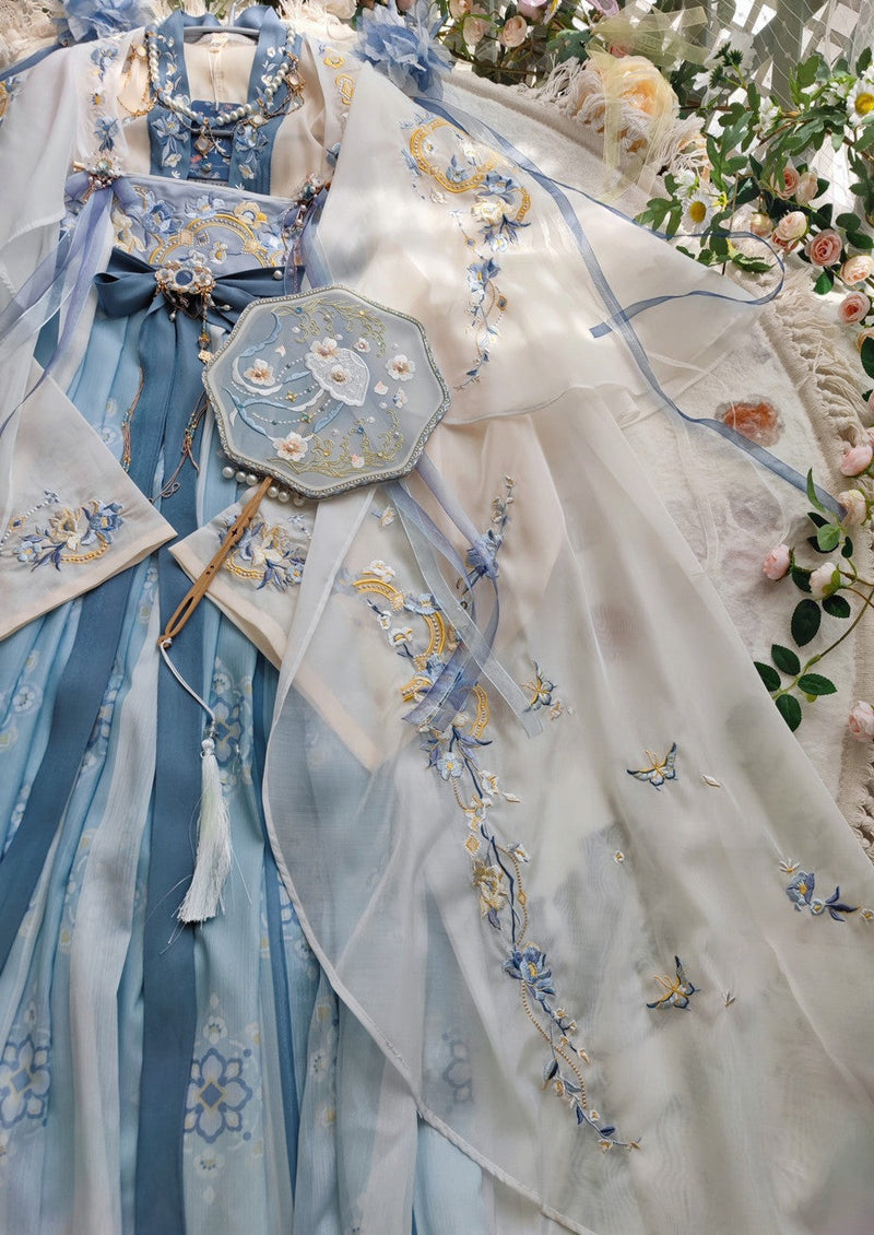 Dream of China | Tang Blue Hanfu (梦华) – NewMoonDance