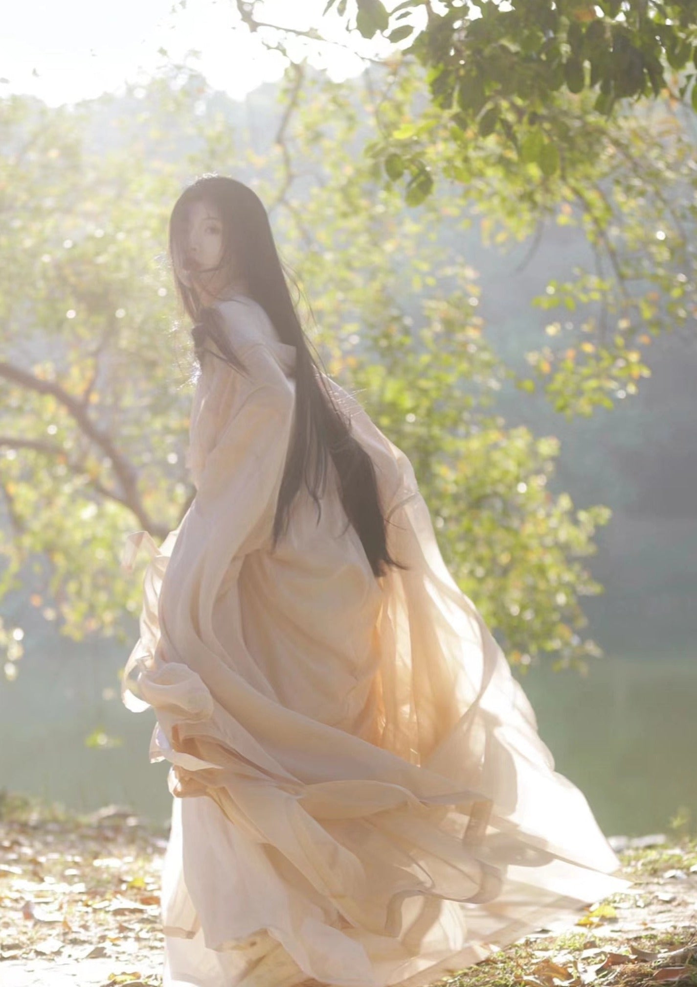 Missing Heart | 4-Pieces Hanfu (戚戚忧思深) – NewMoonDance