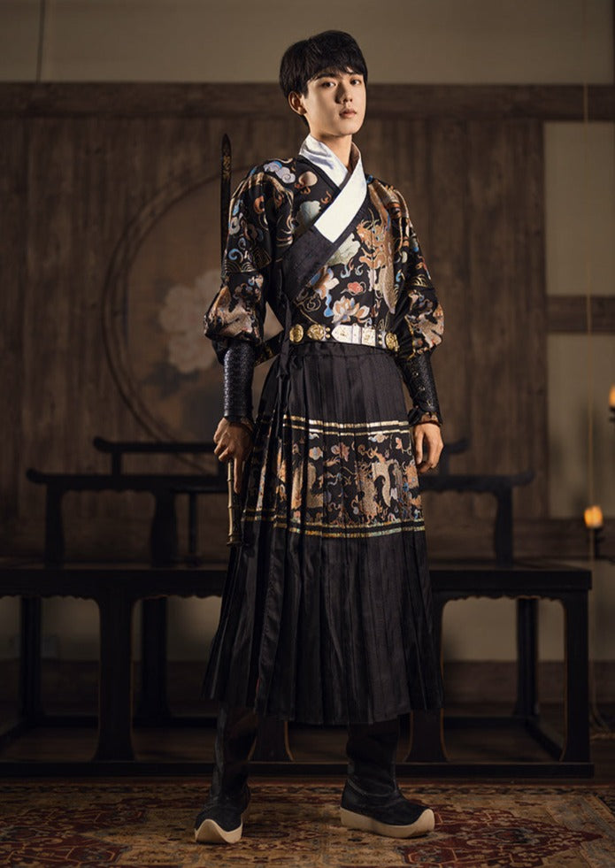 Assassination | Uni-Sex 4-Pieces Embroidered Flying Fish Hanfu (刺诏 ...